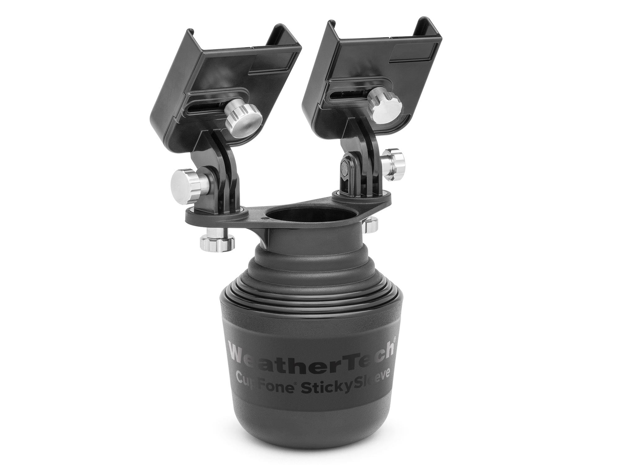 WeatherTech CupFone Duo - Universal Dual Cell Phone Cup Holder ...