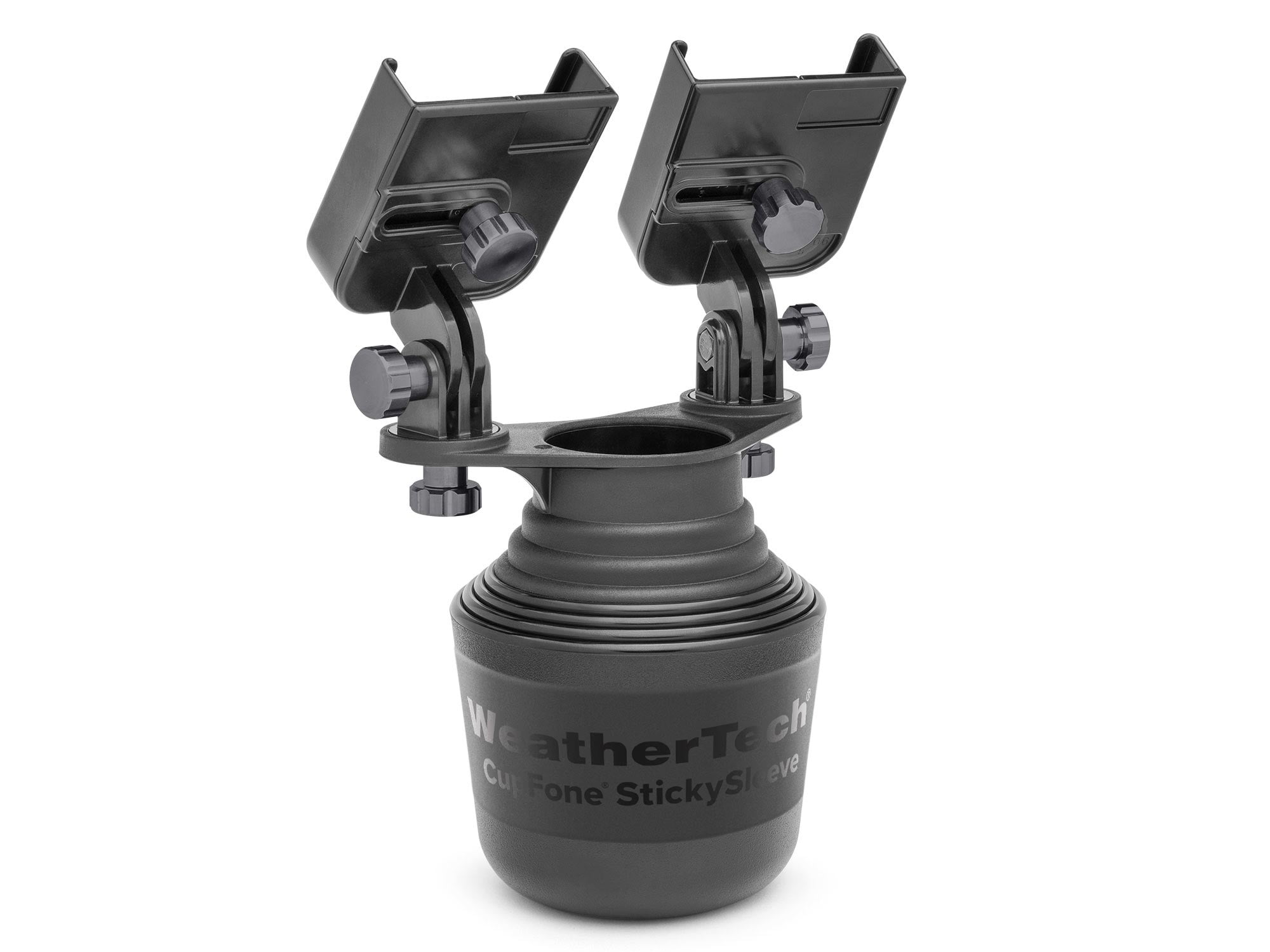 WeatherTech CupFone Duo - Universal Dual Cell Phone Cup Holder ...