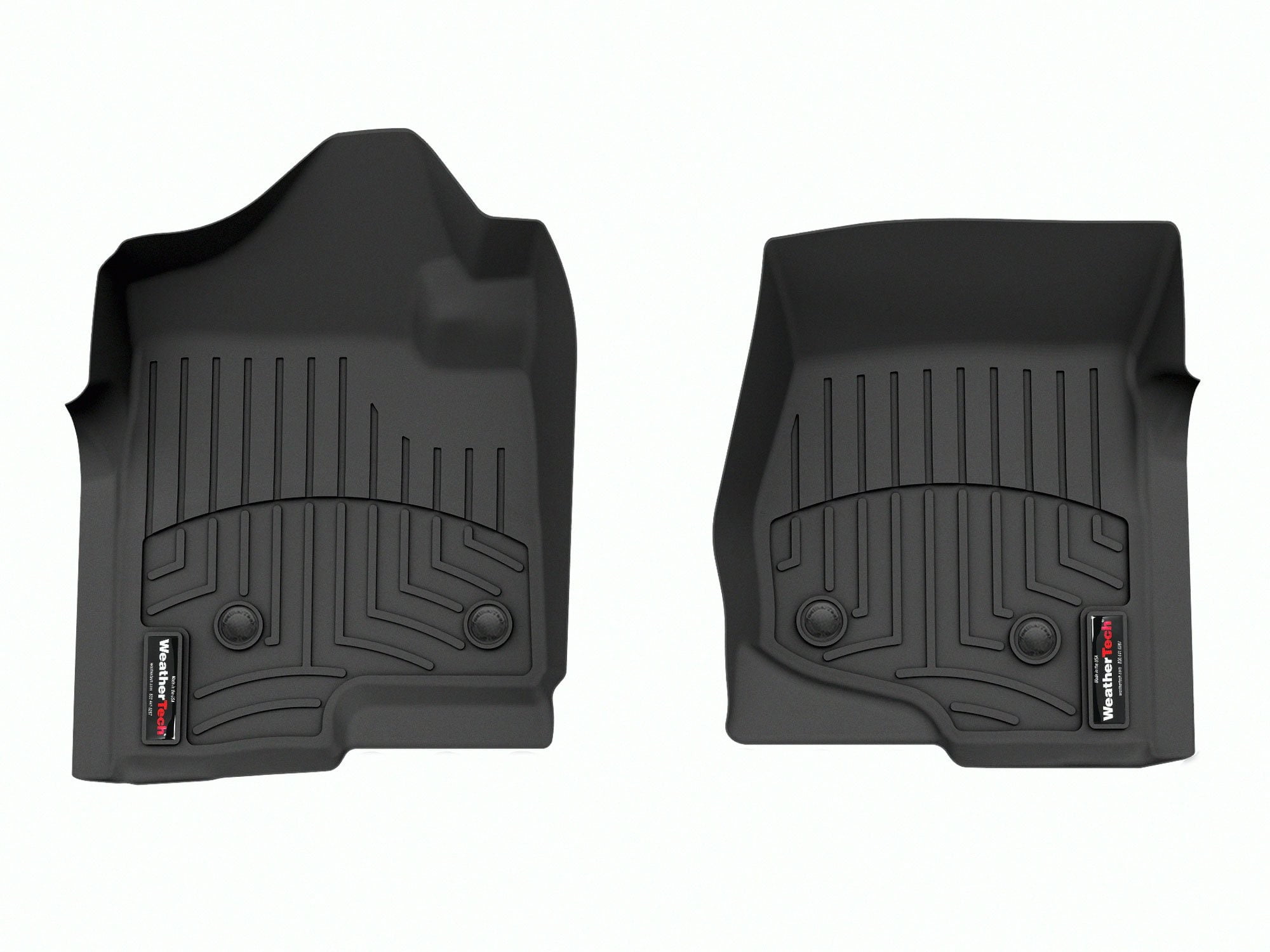 WeatherTech Custom Fit FloorLiners compatible with Chevrolet Silverado ...