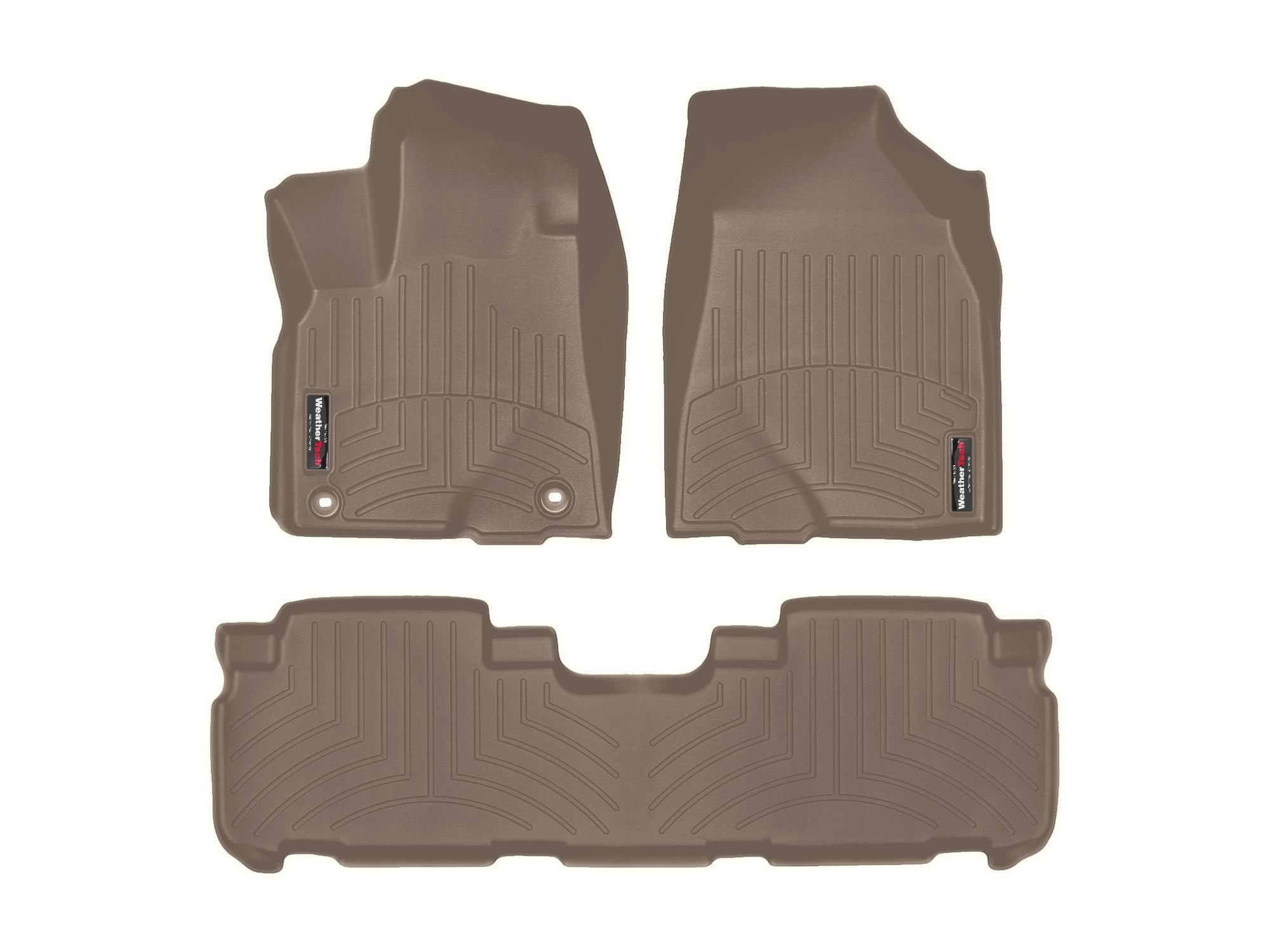 WeatherTech Custom Fit FloorLiners compatible with 2014-2019 Toyota ...