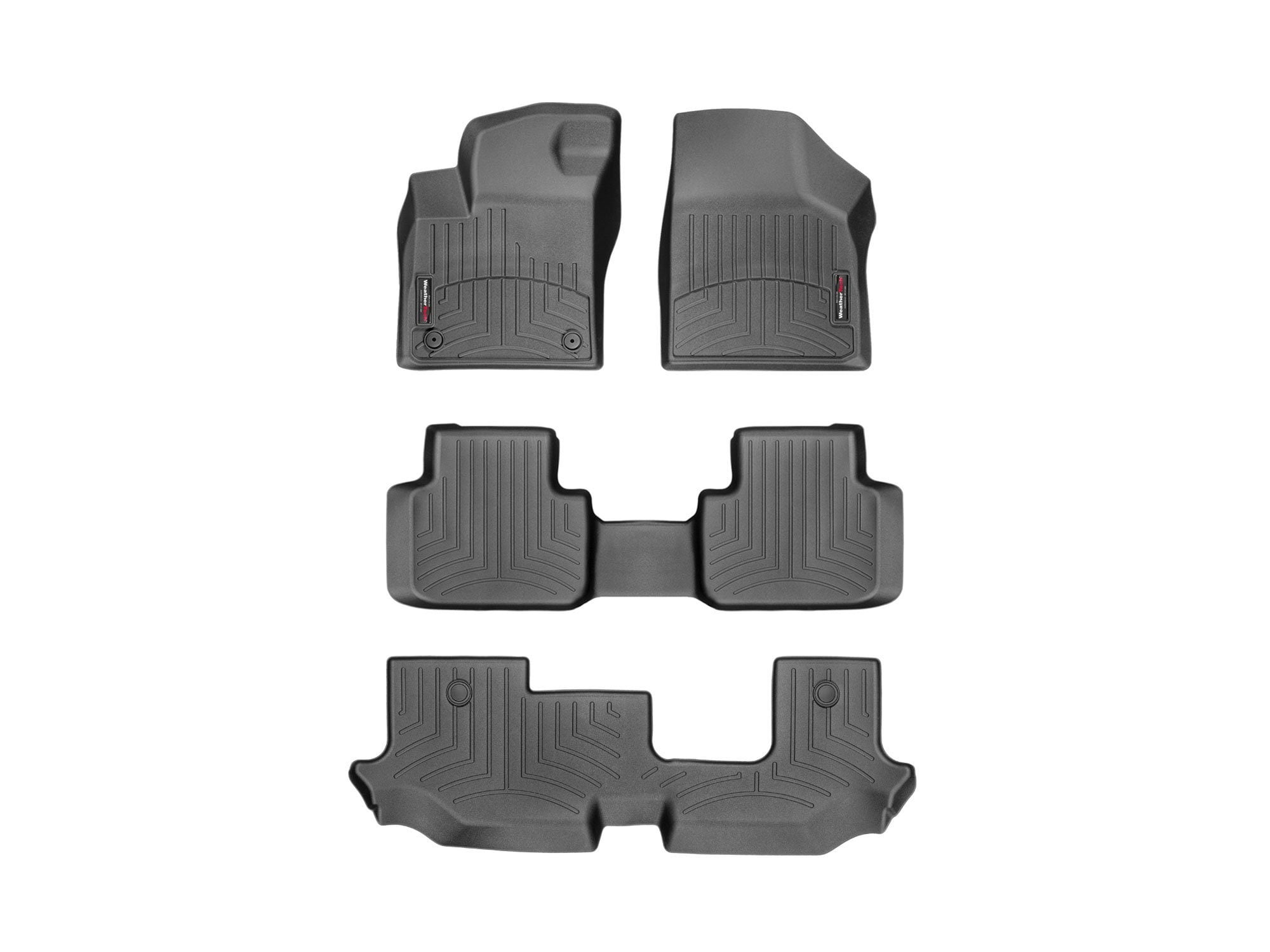WeatherTech Custom Fit FloorLiners compatible with 2020-2025 VW Atlas ...