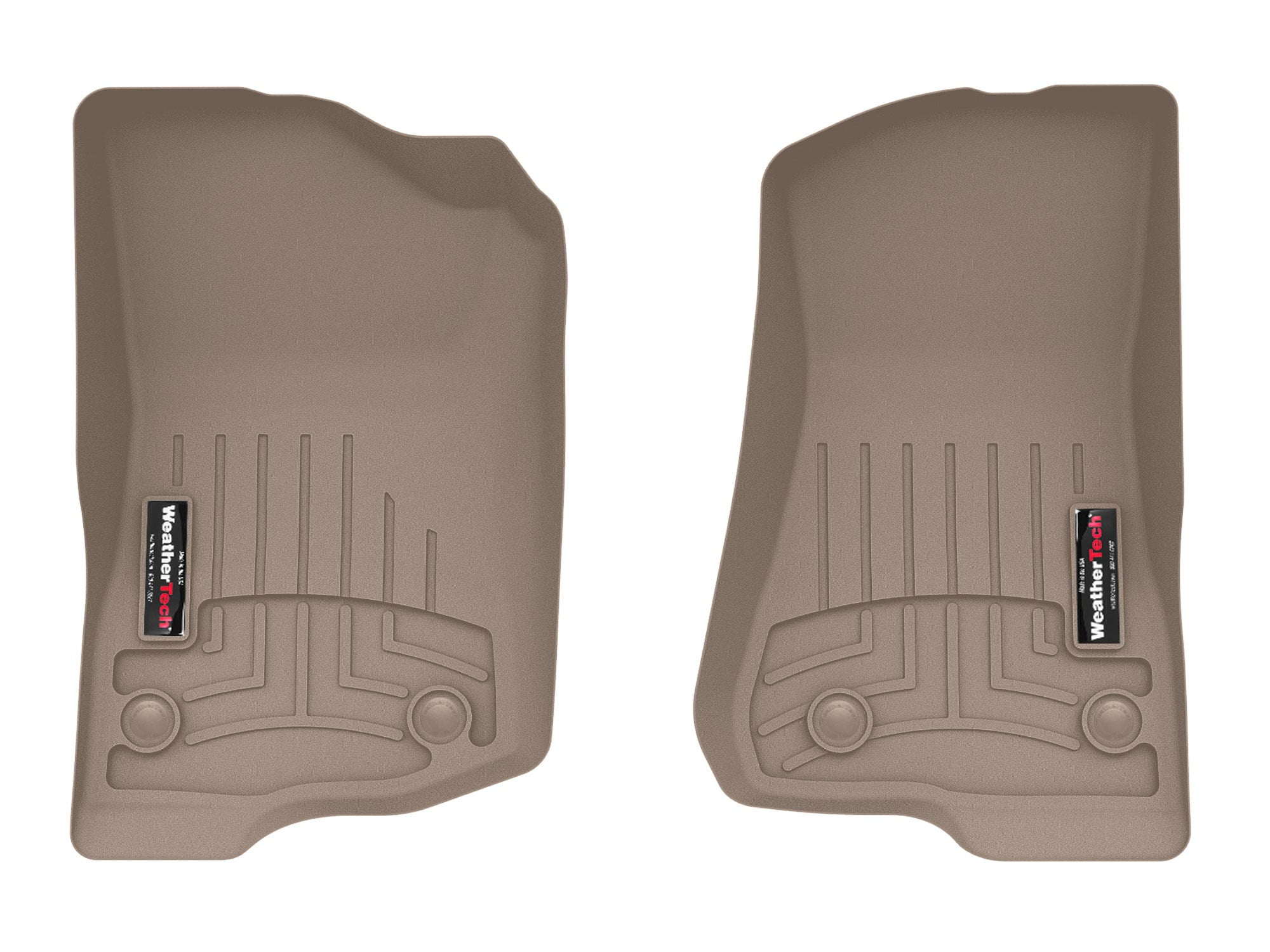 WeatherTech Custom Fit FloorLiners compatible with 4513131 - 1st Row ...