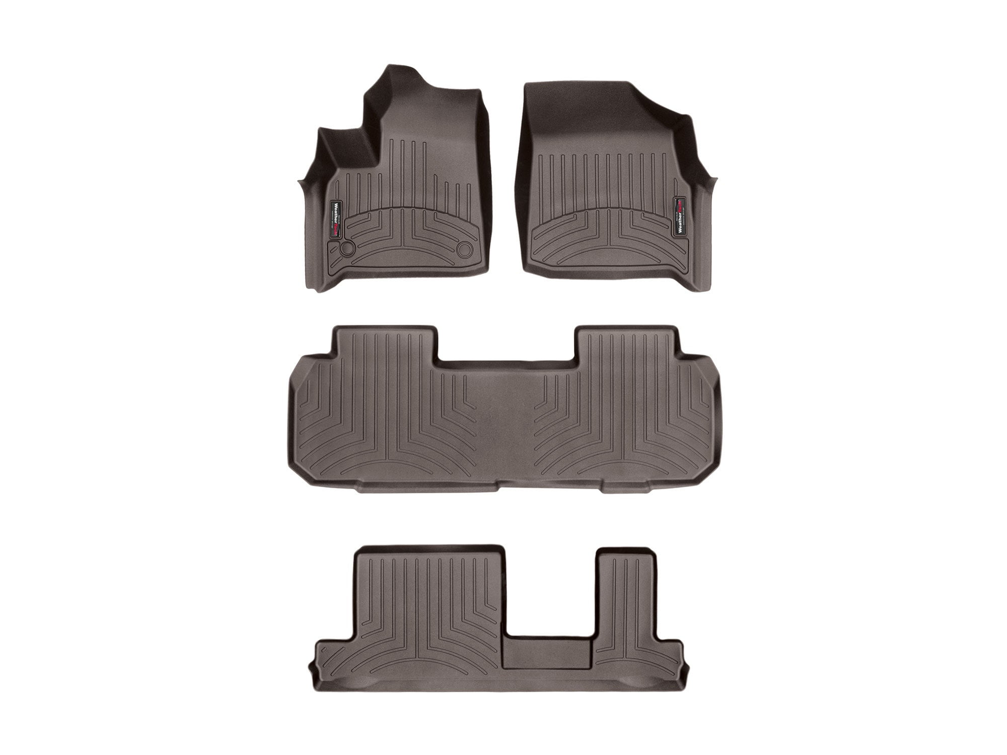 WeatherTech Custom Fit FloorLiners compatible with Chevrolet Traverse, Traverse Limited ...