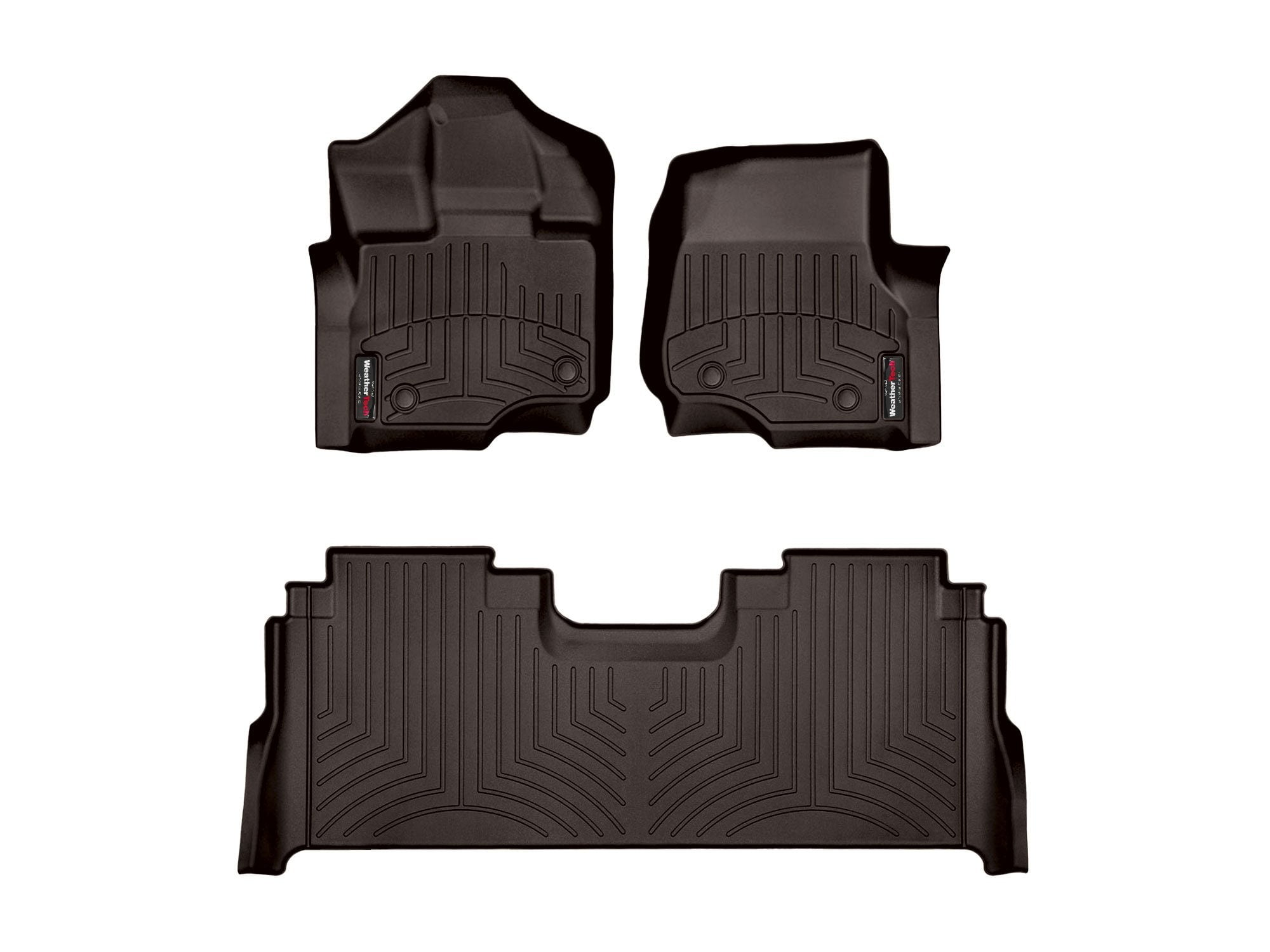 WeatherTech Custom Fit FloorLiners compatible with Ford F-150 Lightning ...