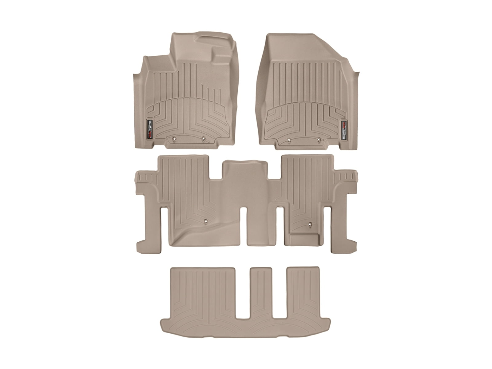 WeatherTech Custom Fit FloorLiners compatible with JX, QX60, Pathfinder ...