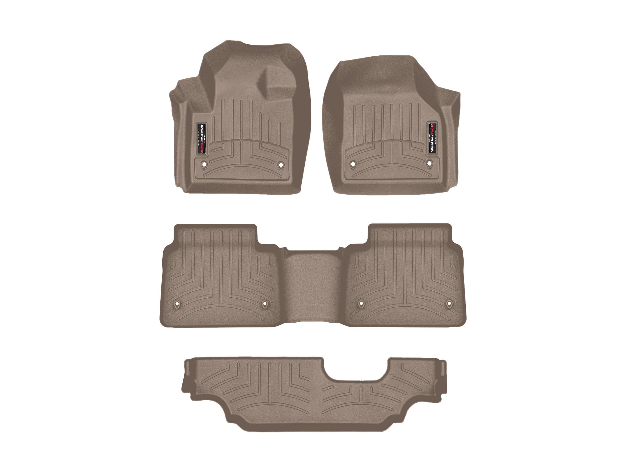 WeatherTech Custom Fit FloorLiners compatible with Land Rover Discovery ...