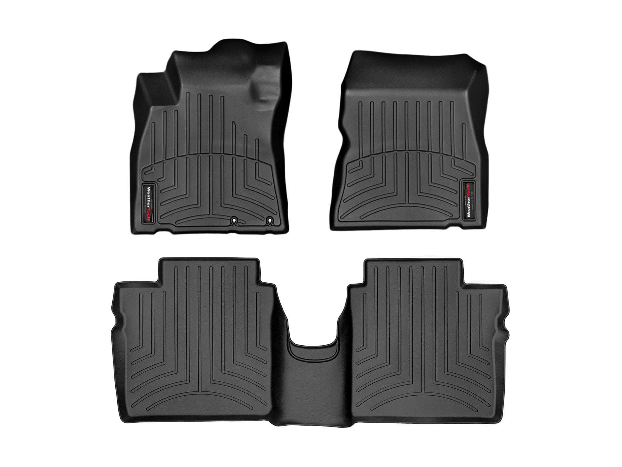 WeatherTech Custom Fit FloorLiners compatible with Nissan Versa, Versa ...