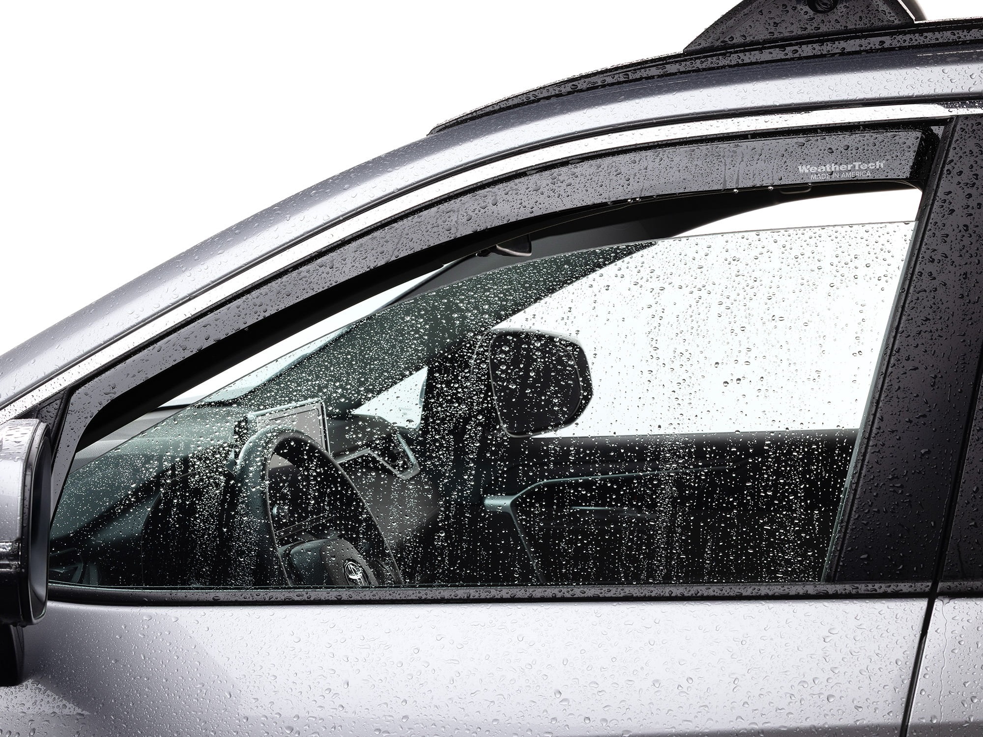 WeatherTech Custom Fit Side Window Deflectors compatible with Ford ...