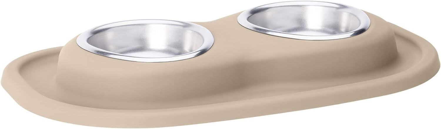 WeatherTech Double High Pet Feeding System - Elevated Dog/Cat Bowls - 1 ...