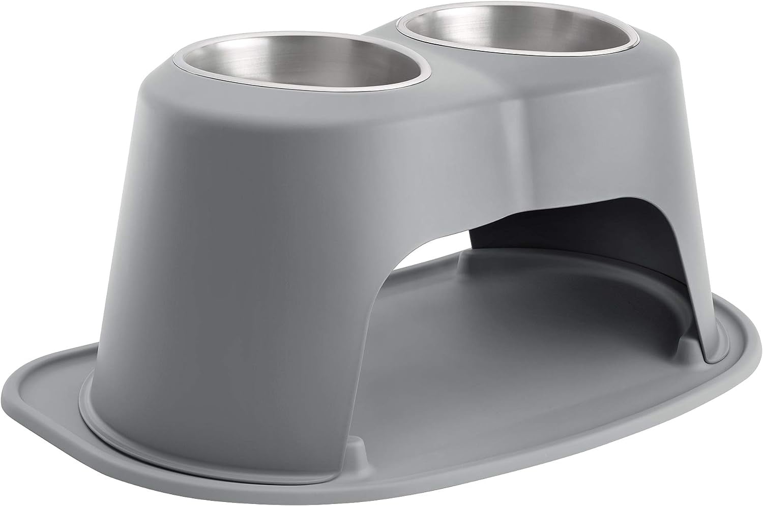 WeatherTech Double High Pet Feeding System - Elevated Dog/Cat Bowls ...