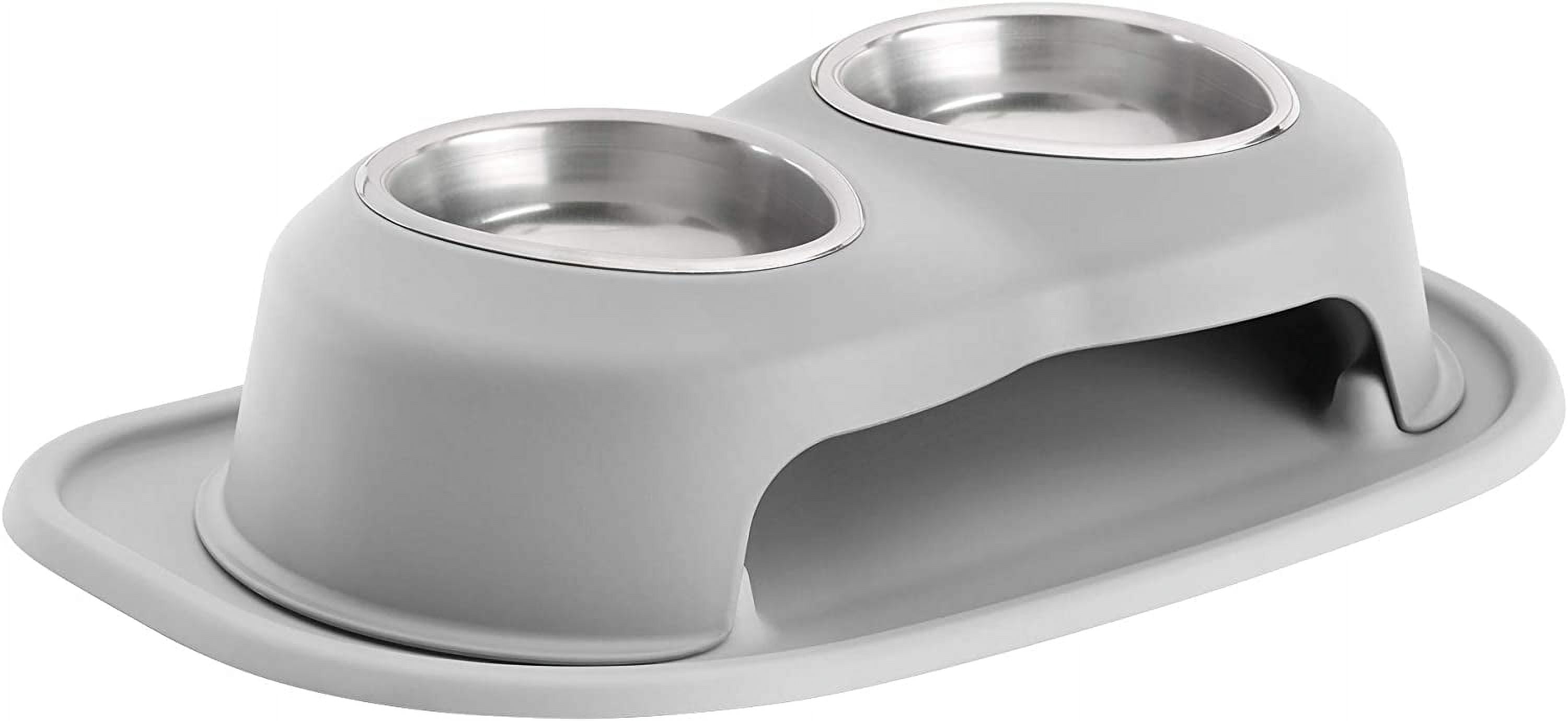 WeatherTech Double High Pet Feeding System - Elevated Dog/Cat Bowls - 4 ...