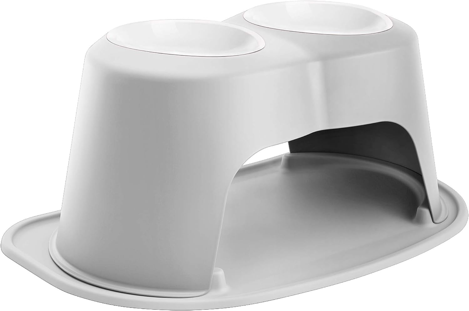 WeatherTech Double High Pet Feeding System w/Plastic Dog/Cat Bowls - 10 ...