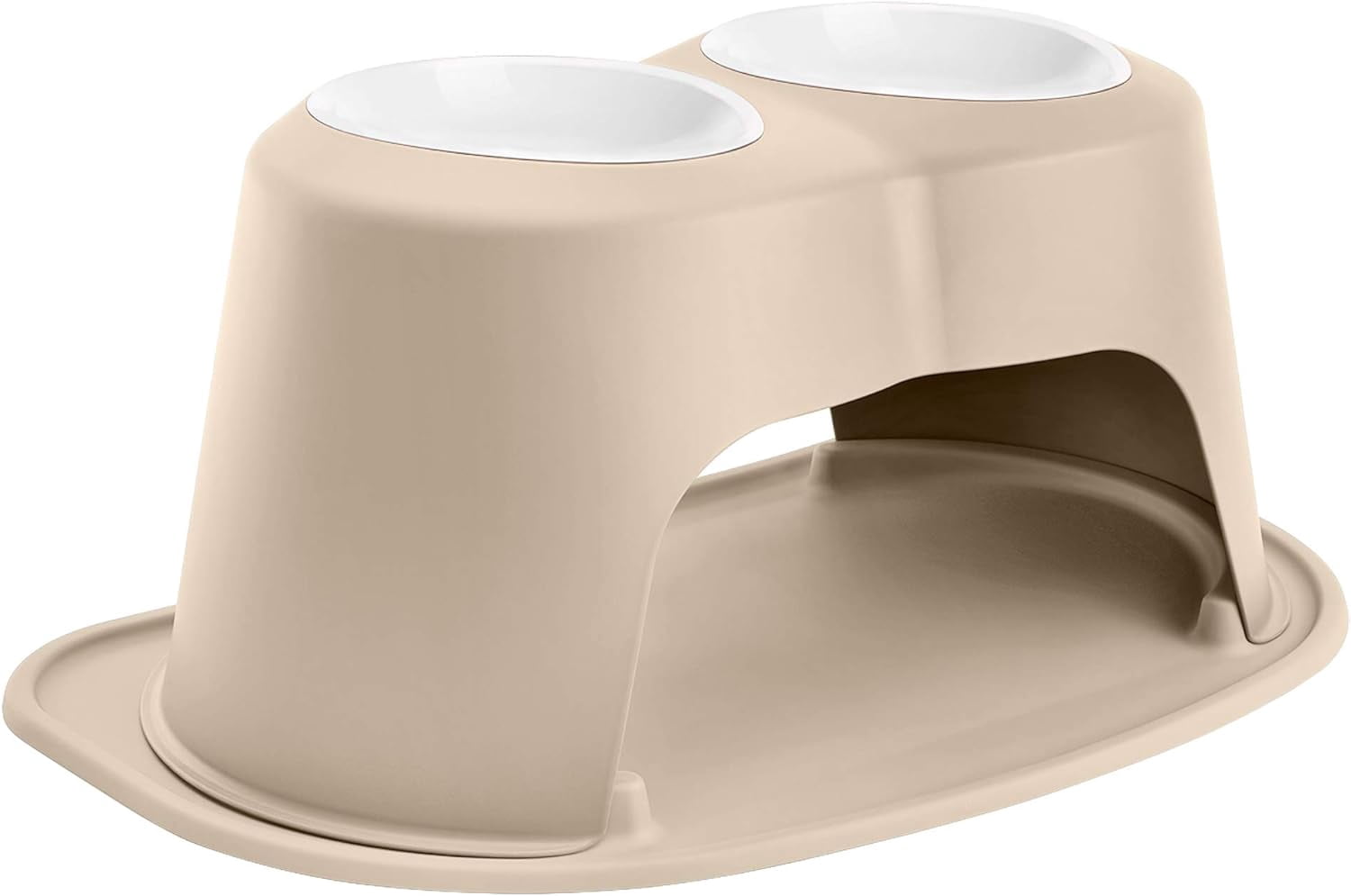 WeatherTech Double High Pet Feeding System w/Plastic Dog/Cat Bowls - 10 ...