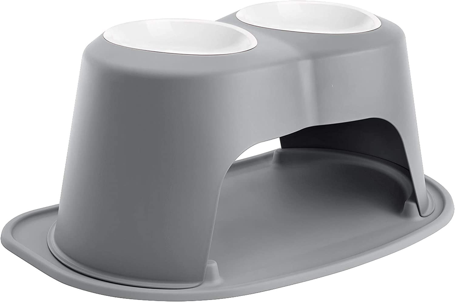 WeatherTech Double High Pet Feeding System w/Plastic Dog/Cat Bowls - 12 ...
