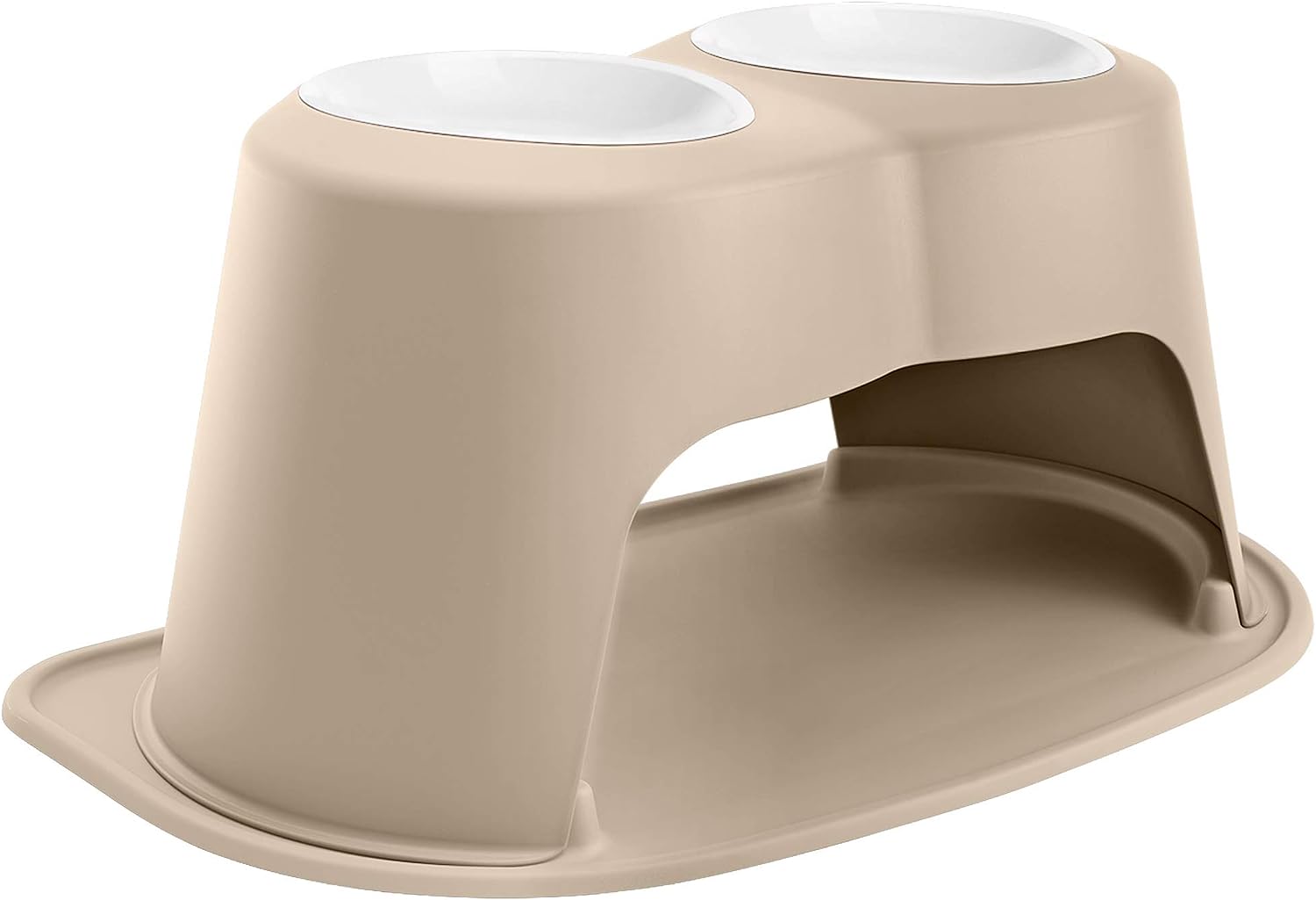 WeatherTech Double High Pet Feeding System w/Plastic Dog/Cat Bowls - 14 ...