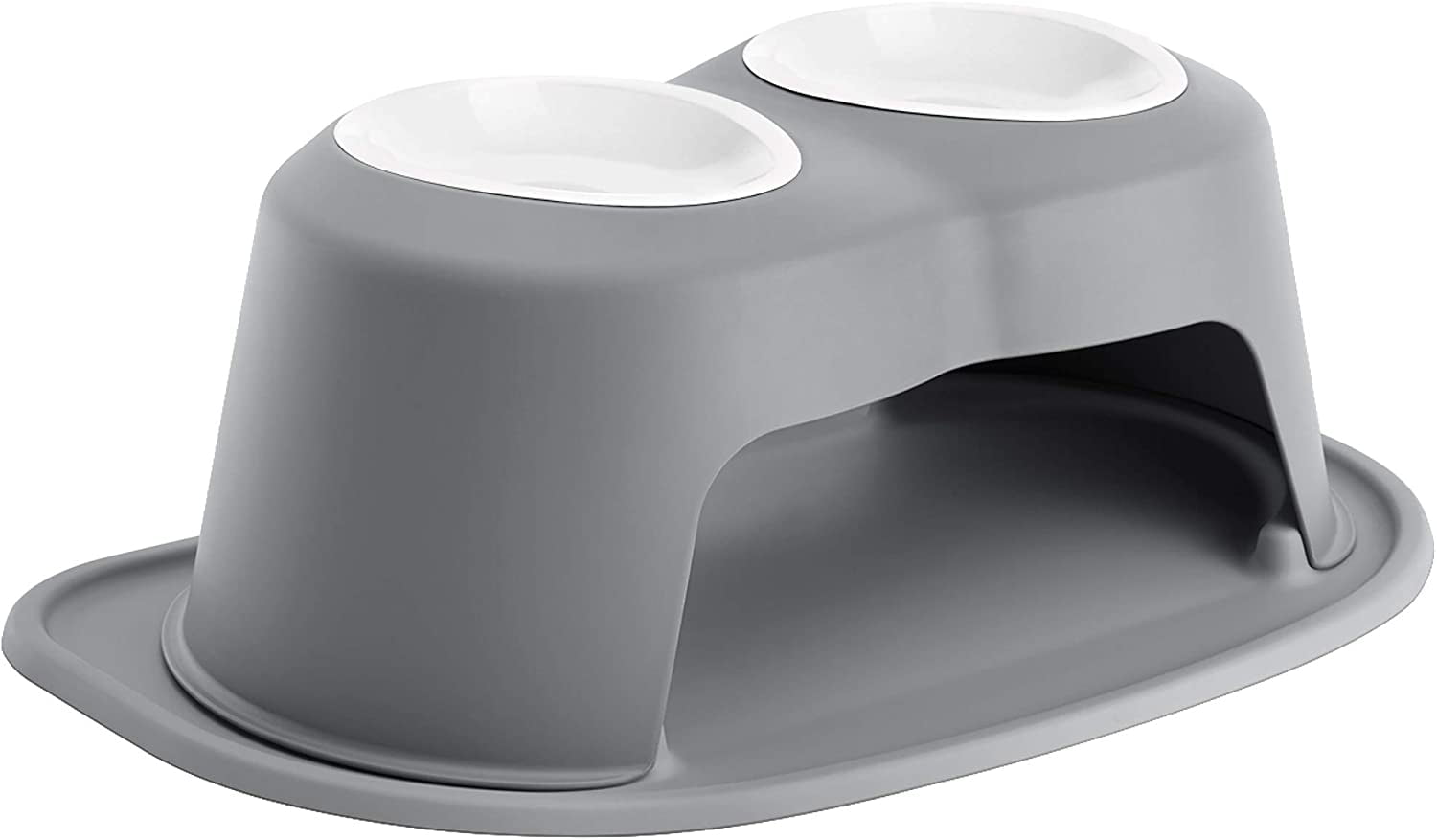 WeatherTech Double High Pet Feeding System w/Plastic Dog/Cat Bowls - 8 ...