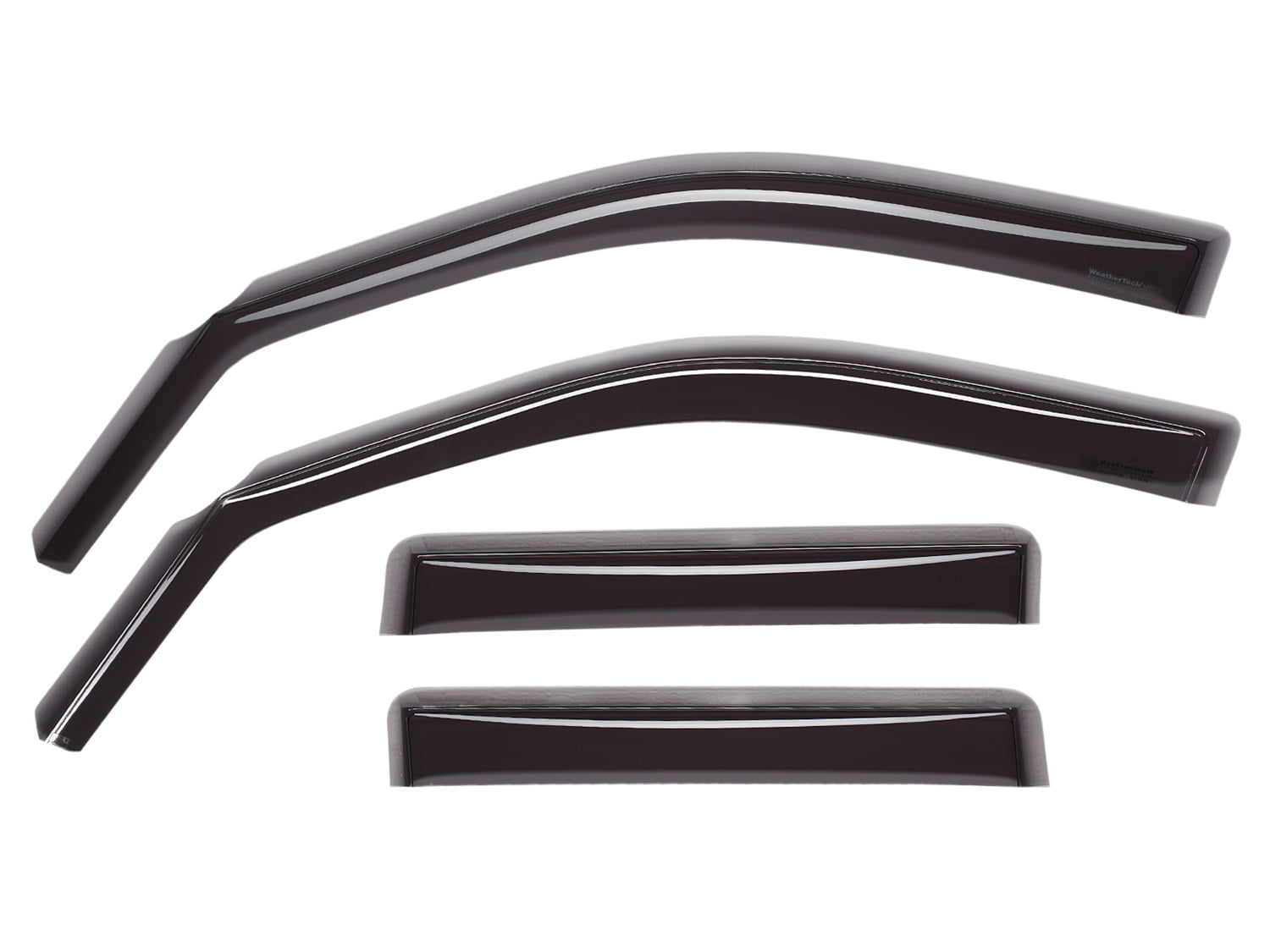 WeatherTech Front and Rear Window Deflector Set (Dark Tint) - Walmart.com