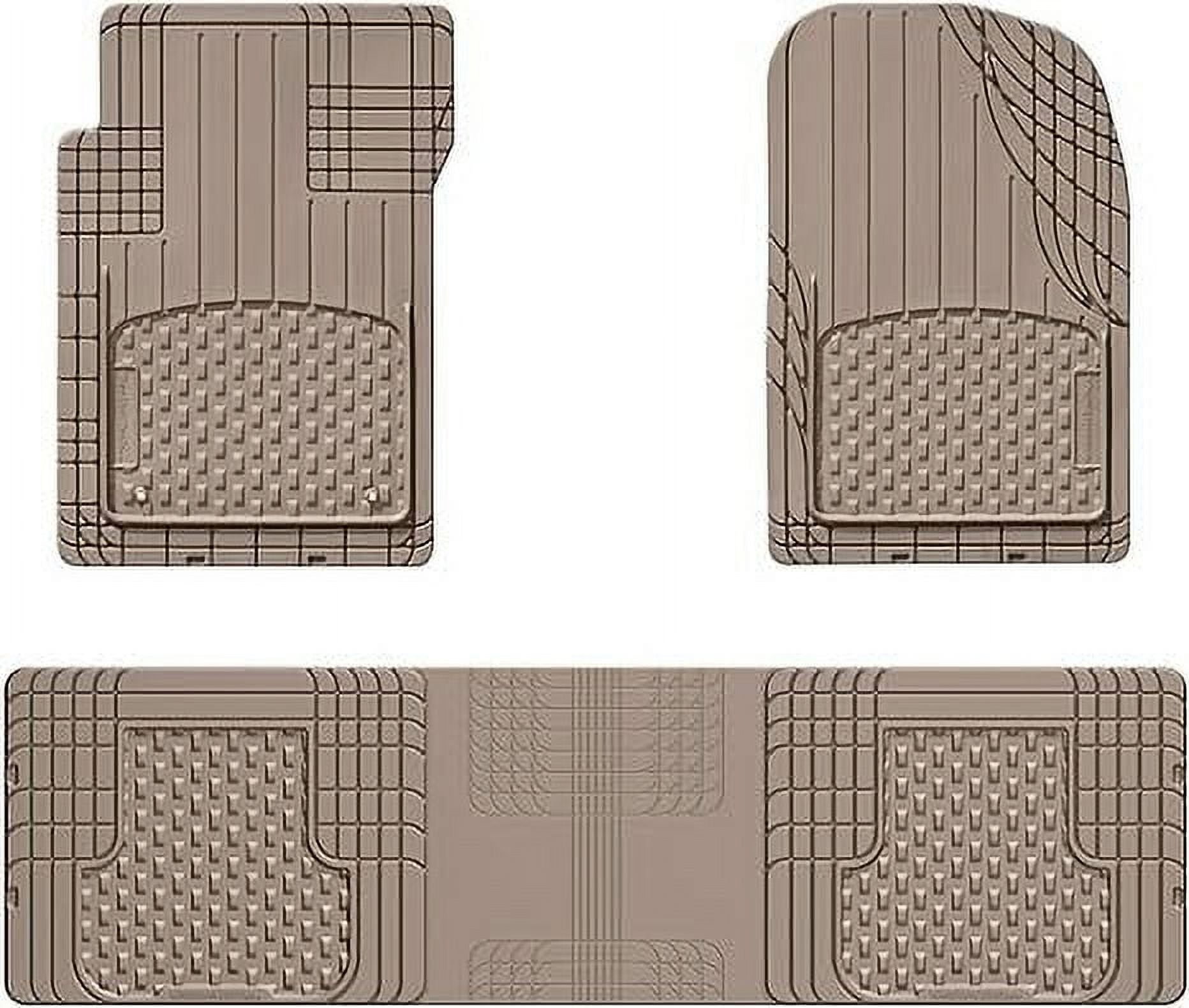WeatherTech Trim-to-Fit Car & SUV Floor Mat - 1st & 2nd Row 3-Piece Set ...