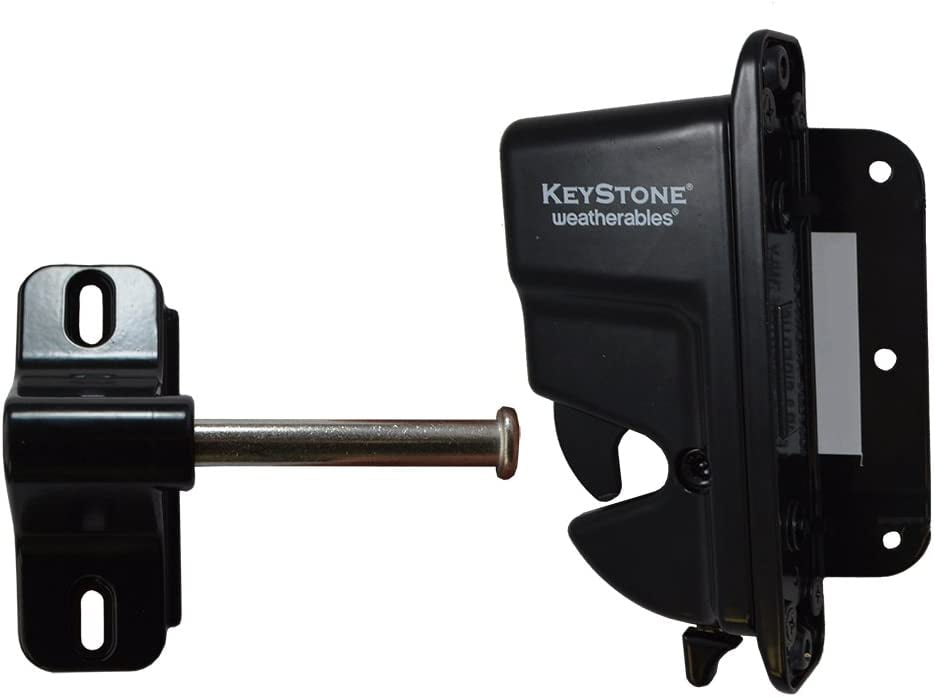 Weatherables Keystone Black Zinc Diecast Metal 1-Sided Key-Lockable ...