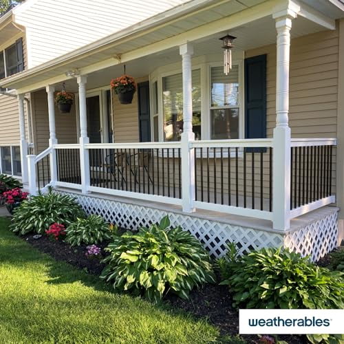 Weatherables Square Balusters, 32’’ – 10pk Stair Balusters for Indoor ...
