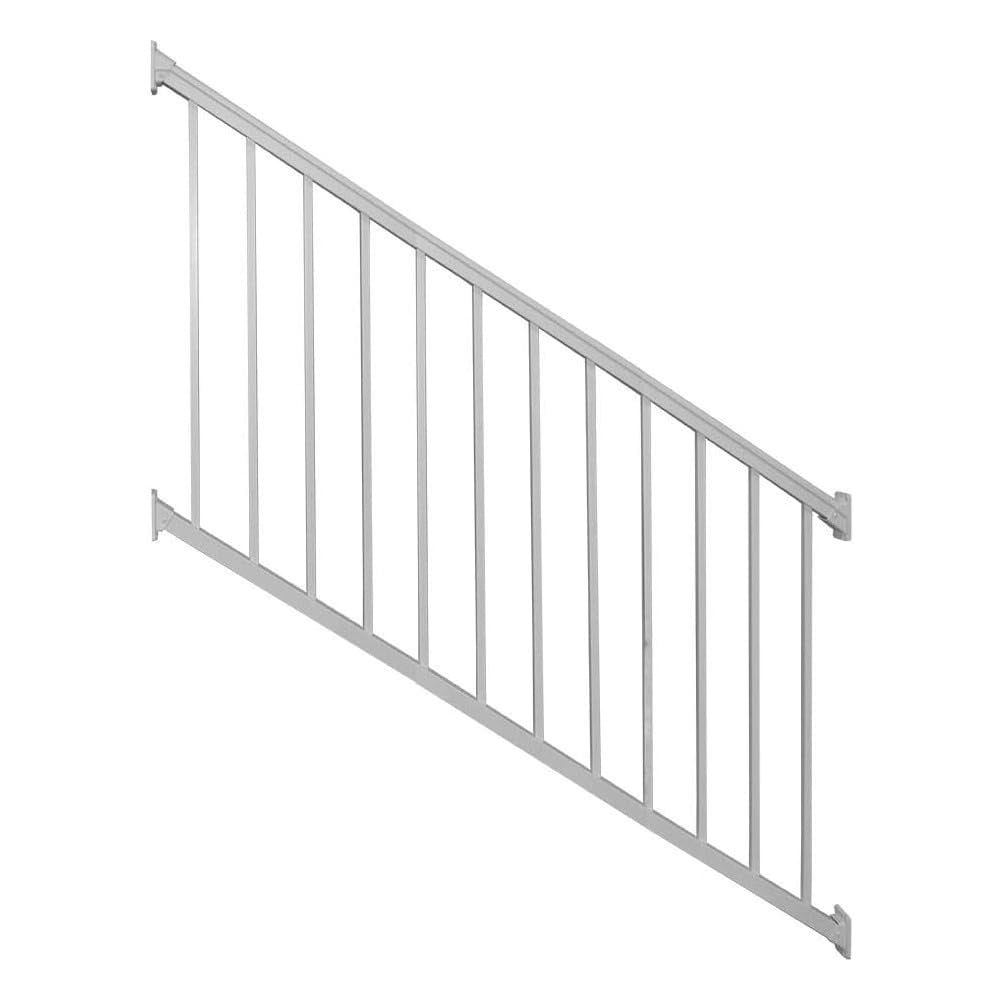 Weatherables Stanford Railing Kit – Aluminum Indoor & Outdoor Stair ...