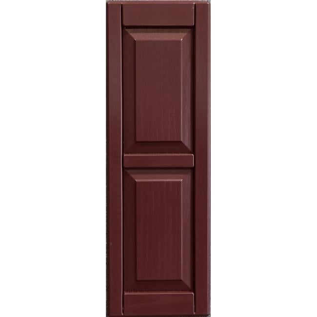 Weatherbest 12 x 71 in. Raised Panel Exterior Decorative Shutters ...