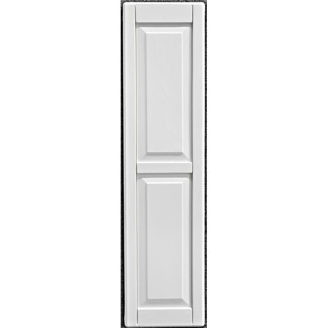 Weatherbest 12 x 71 in. Raised Panel Exterior Decorative Shutters ...