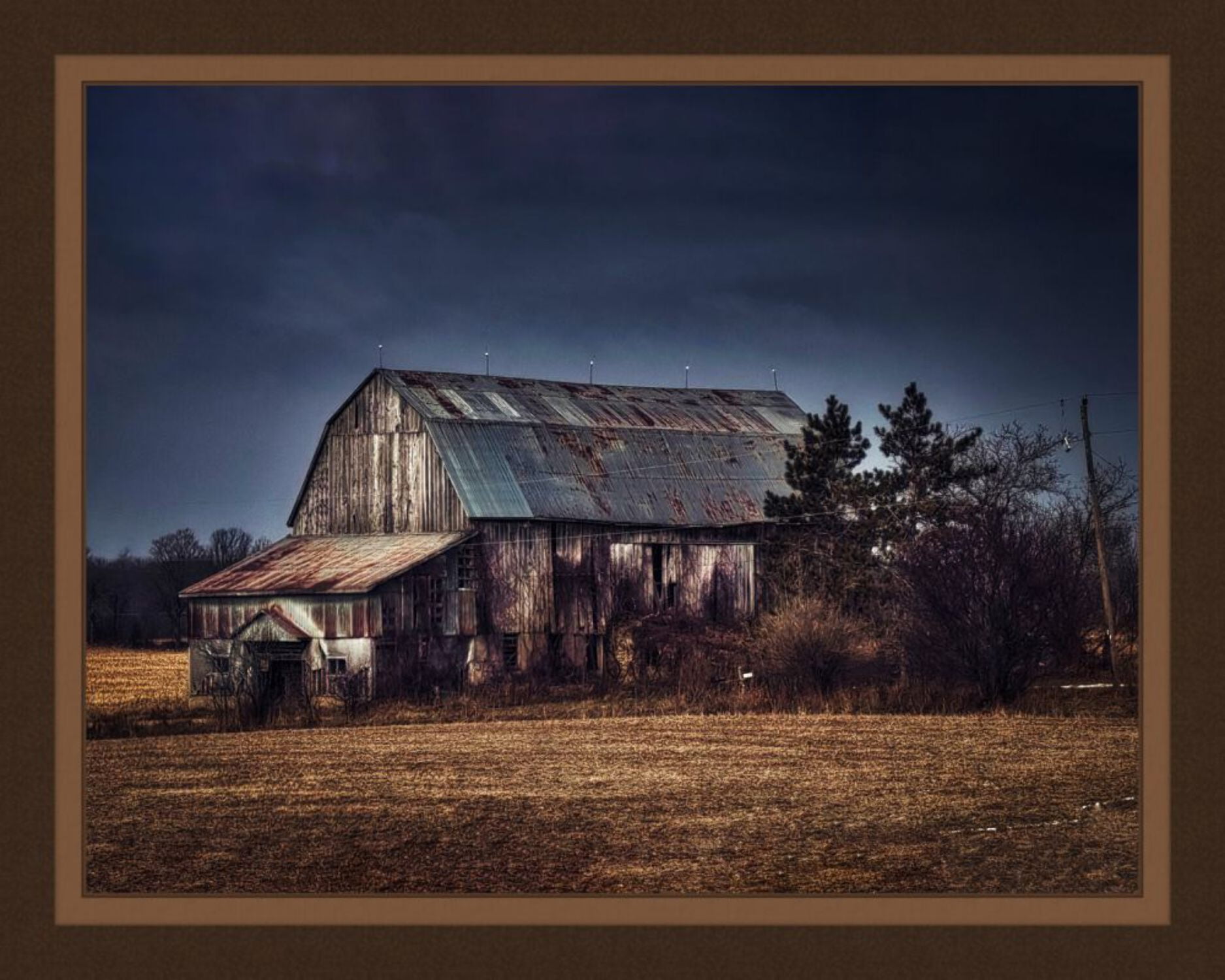 Weathered Barn Panel Cotton Fabric - Walmart.com