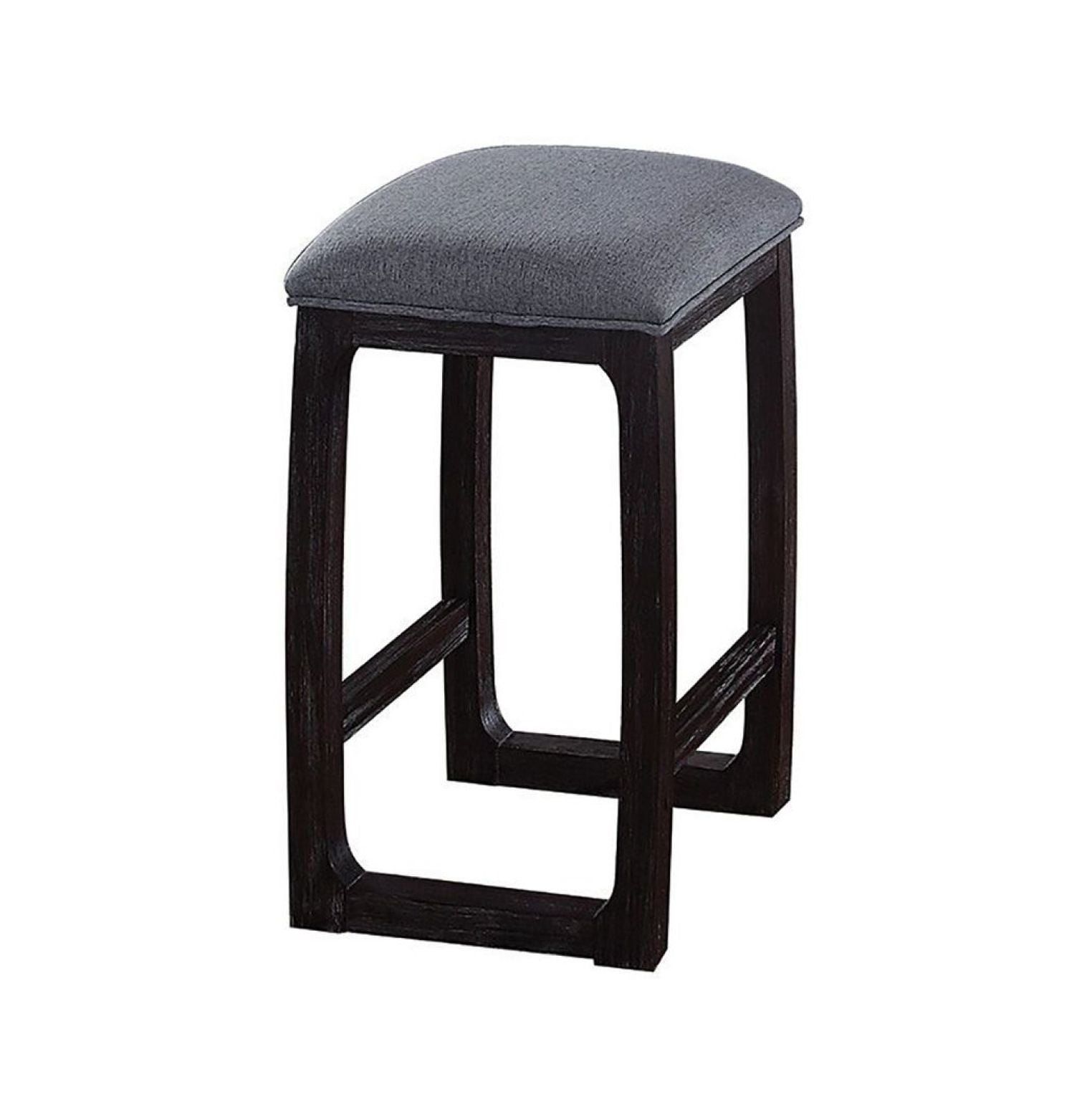 Weathered Espresso and Grey Counter Height Stool - Walmart.com
