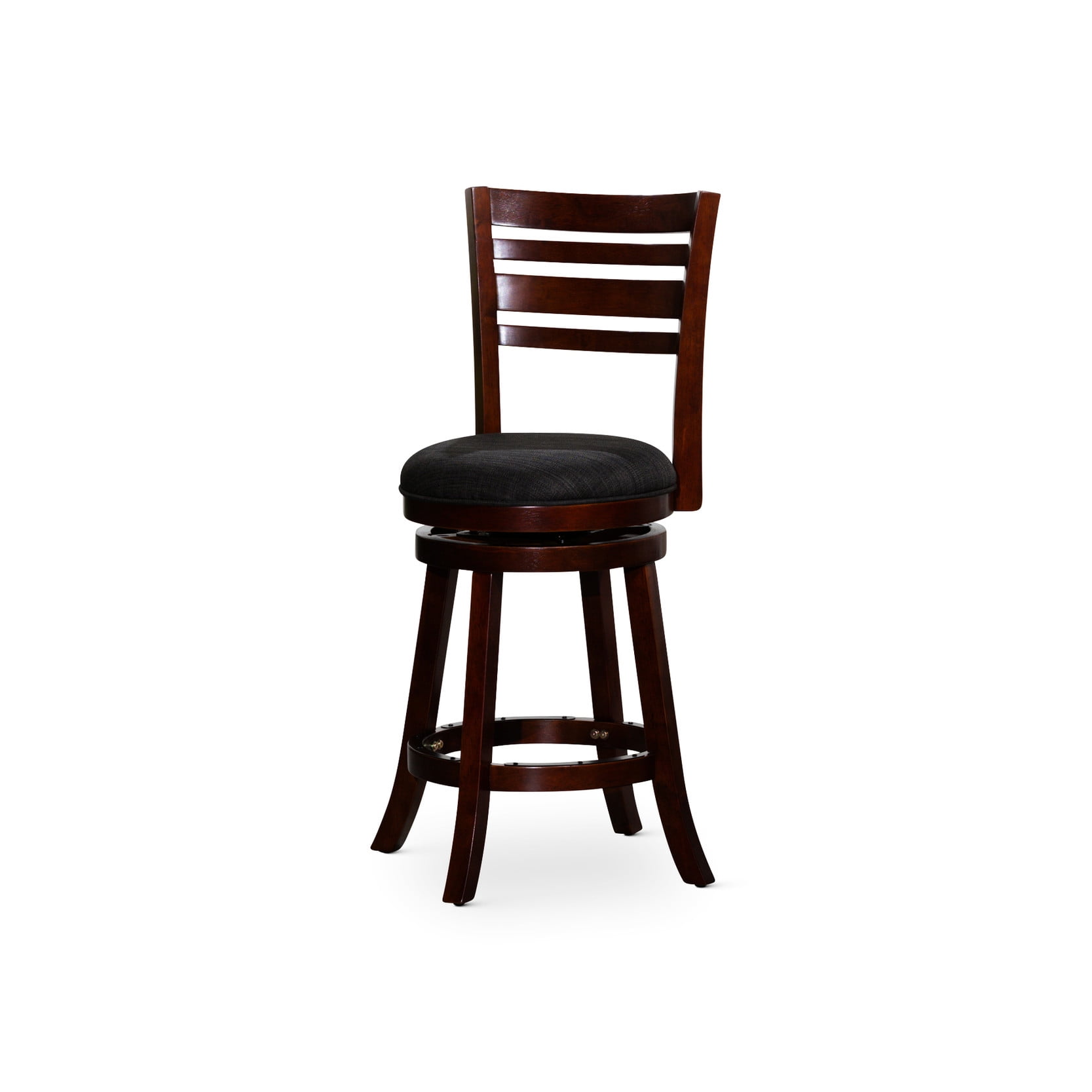 Weathered Gray Swivel Stool, Double Bolt Design / Built to Last ...