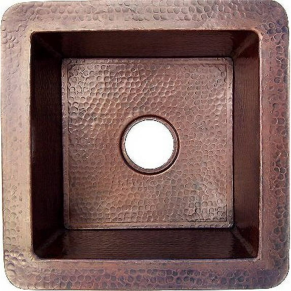 Weathered Hammered Copper Kitchen Sink - Walmart.com