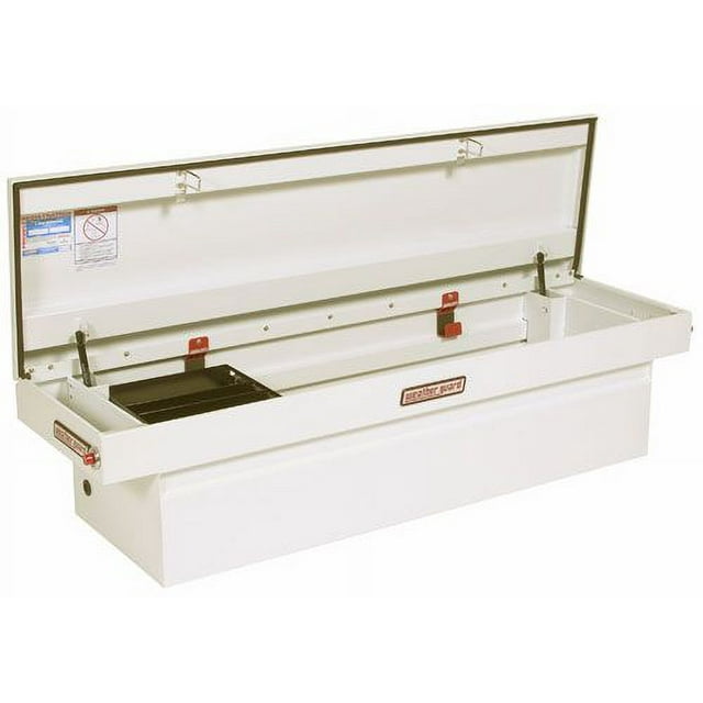 Weatherguard 156-3-01 Single Lid Dakota & All Minis White Steel Box ...