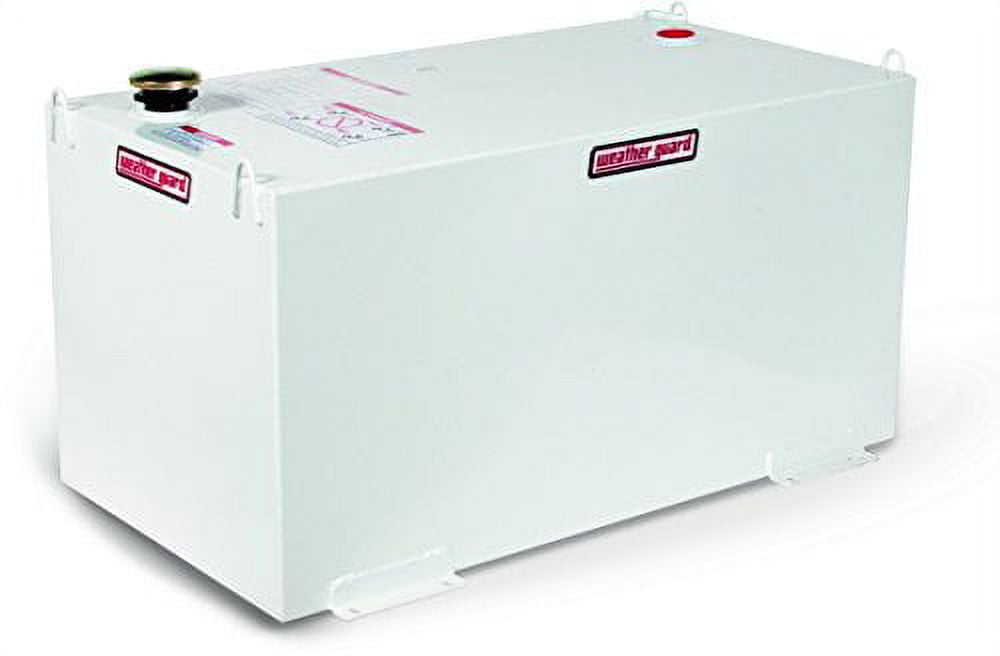 Weatherguard 358-3-01 100 Gal White Steel Rectangular Transfer Tank ...