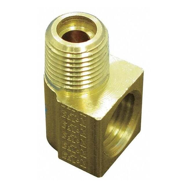 Weatherhead 3/8" Brass 90 Degree Elbow 402X6X6 - Walmart.com