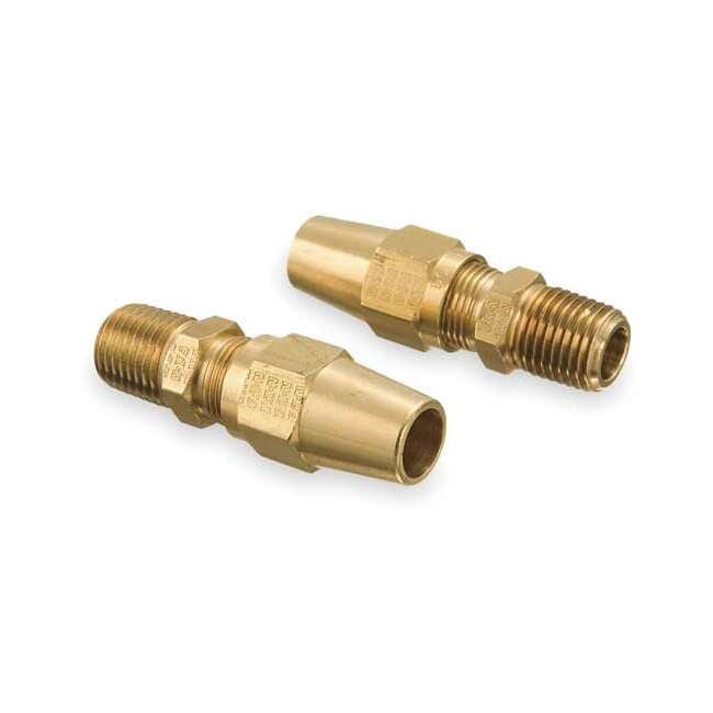 Weatherhead Male Connector,1/2-14,3/8 In Tube Sz 1368X6X8 - Walmart.com