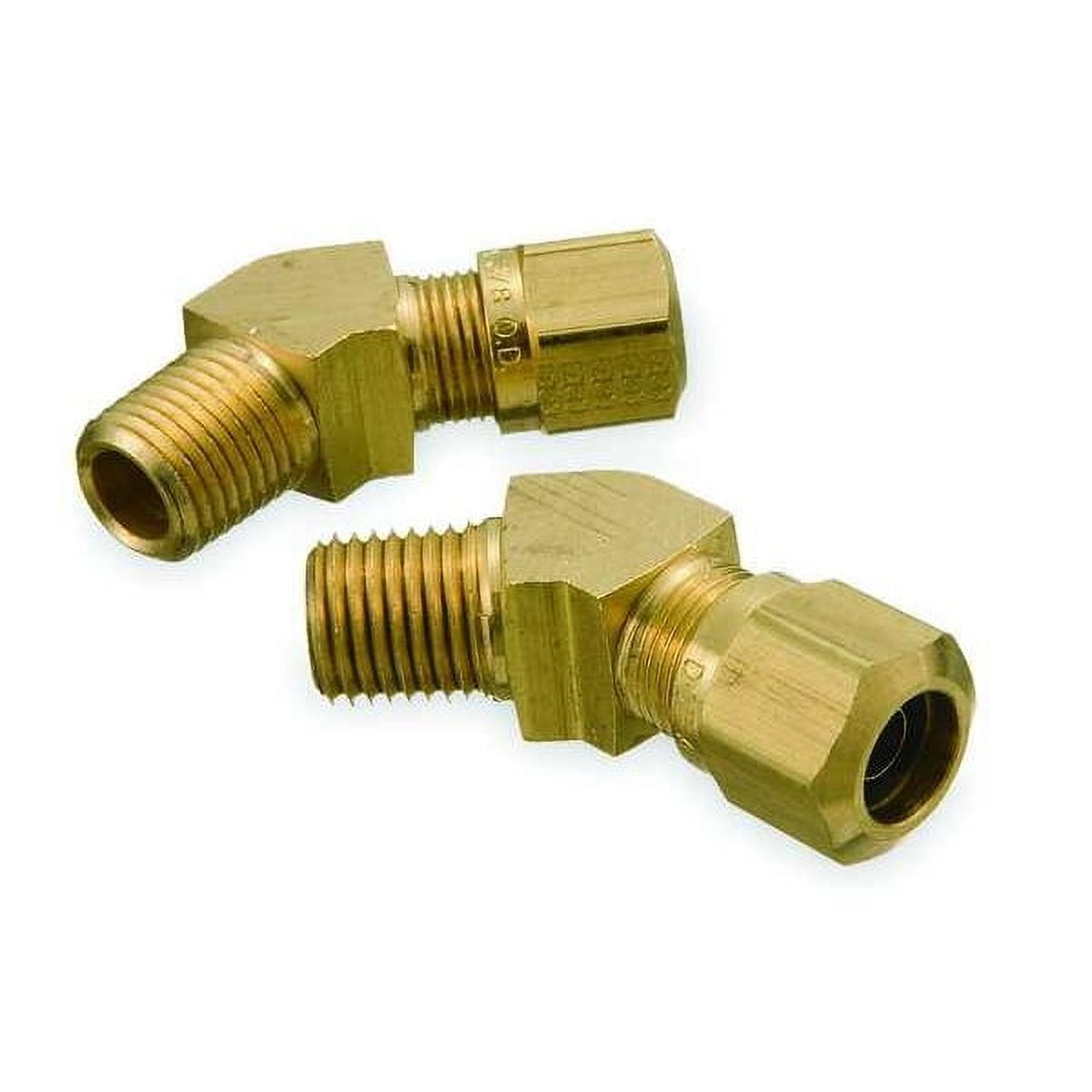 Weatherhead Male Connector,45 Deg,3/8-18 In Tube Sz 1480X8 - Walmart.com