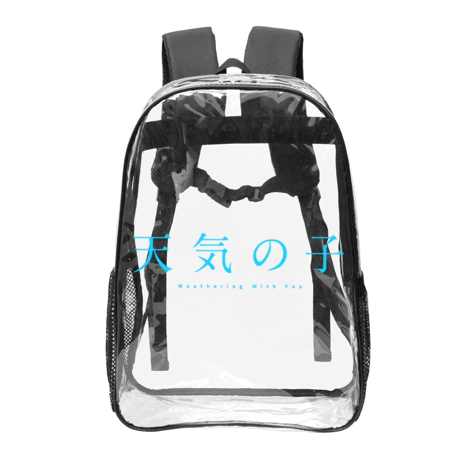 Weathering With You Logo Transparent Backpack Fashion Travel Backpack ...