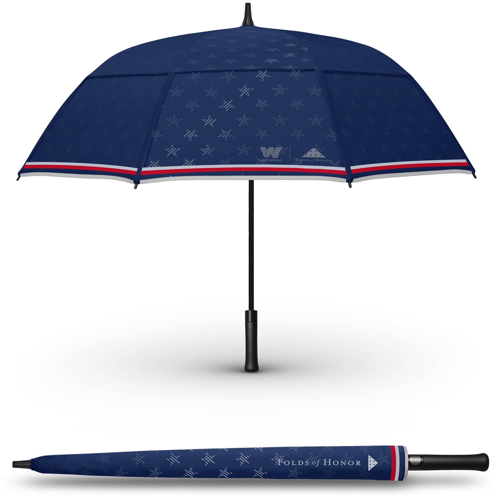 Weatherman Umbrella - Folds of Honor - Heavy Duty, Sturdy & Large Stick ...