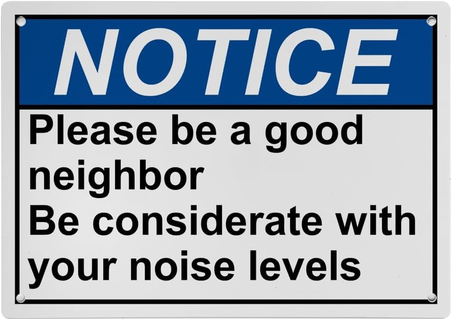 Weatherproof ANSI Information Sign (Please be a good neighbor Be ...
