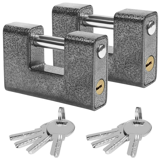 Weatherproof Anti-Corrosion Padlock, Heavy Duty Steel Lock, Stainless ...