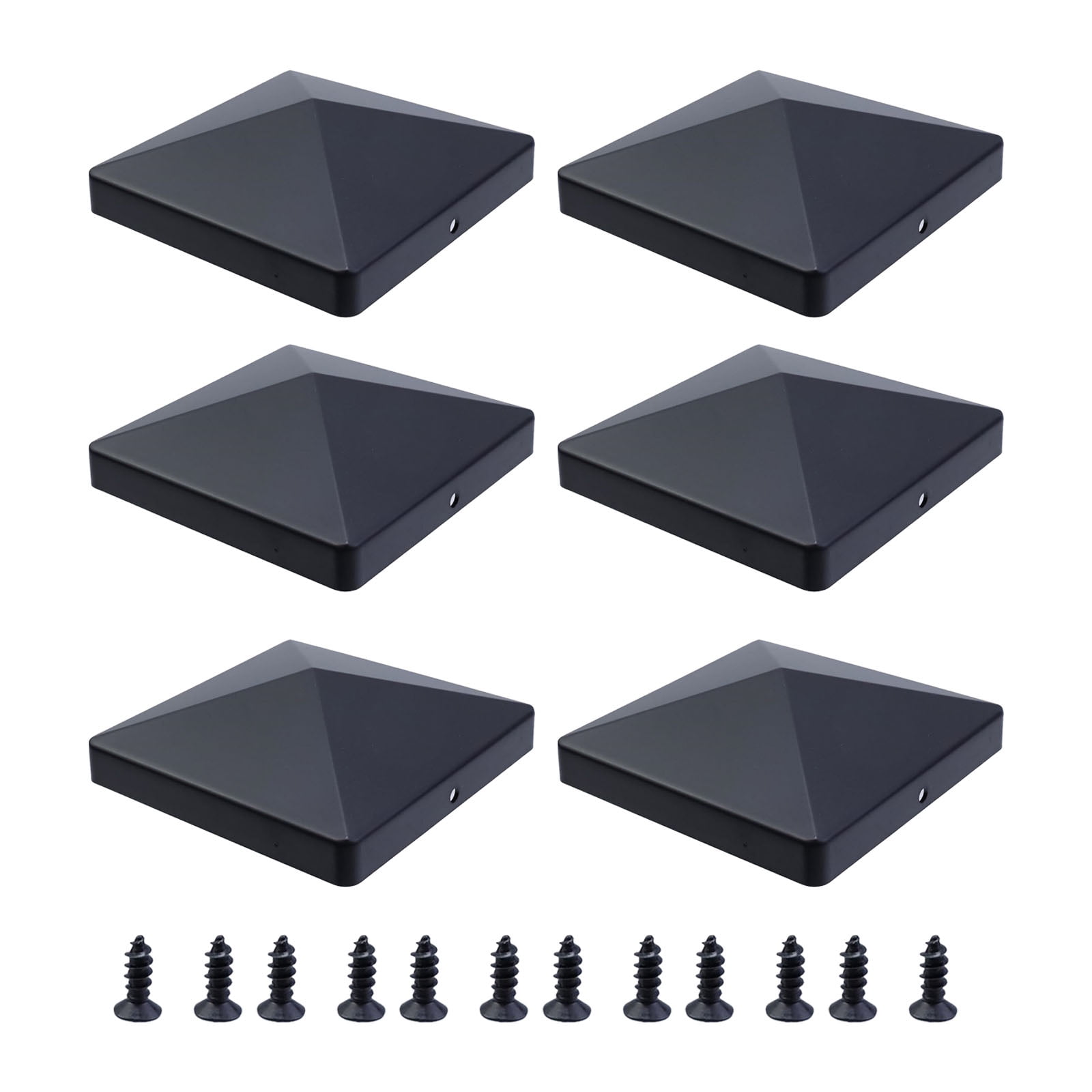 Weatherproof Fence Post Covers Heavy Duty Deck Pillar Caps for Garden ...
