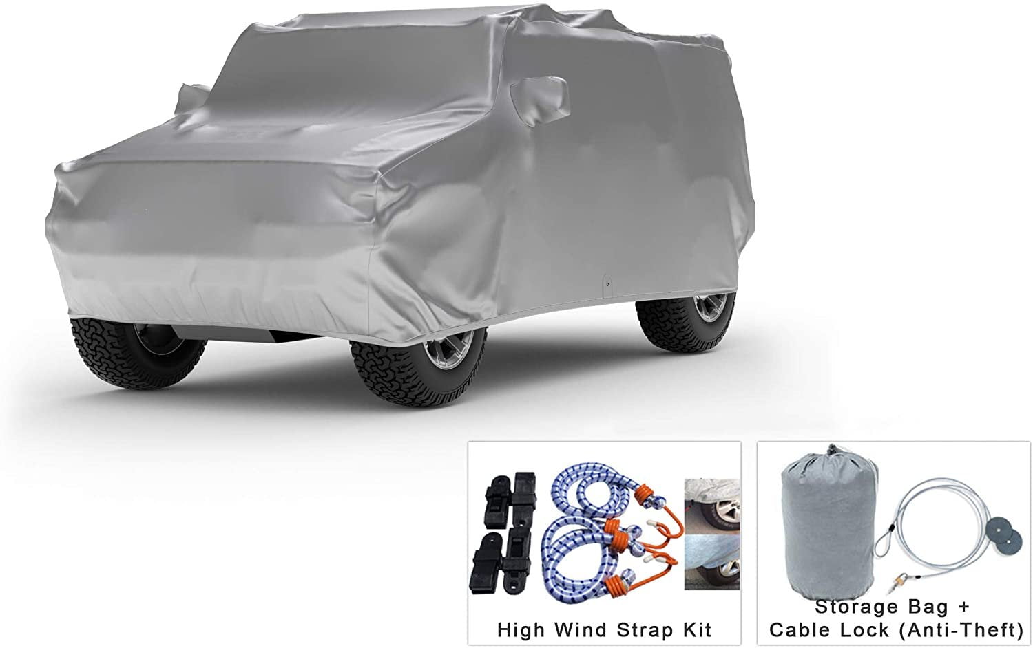 Weatherproof Fully Custom Cover Compatible With 2008 Hummer Hummer H2 ...