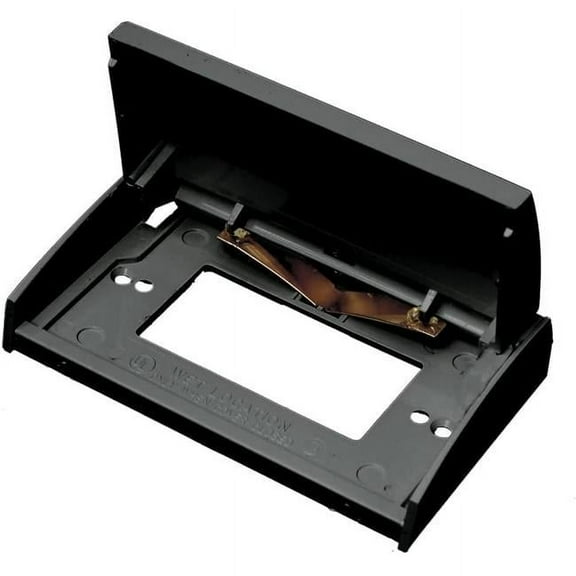 Black Weatherproof Outlet Covers for Outdoor Electrical Security