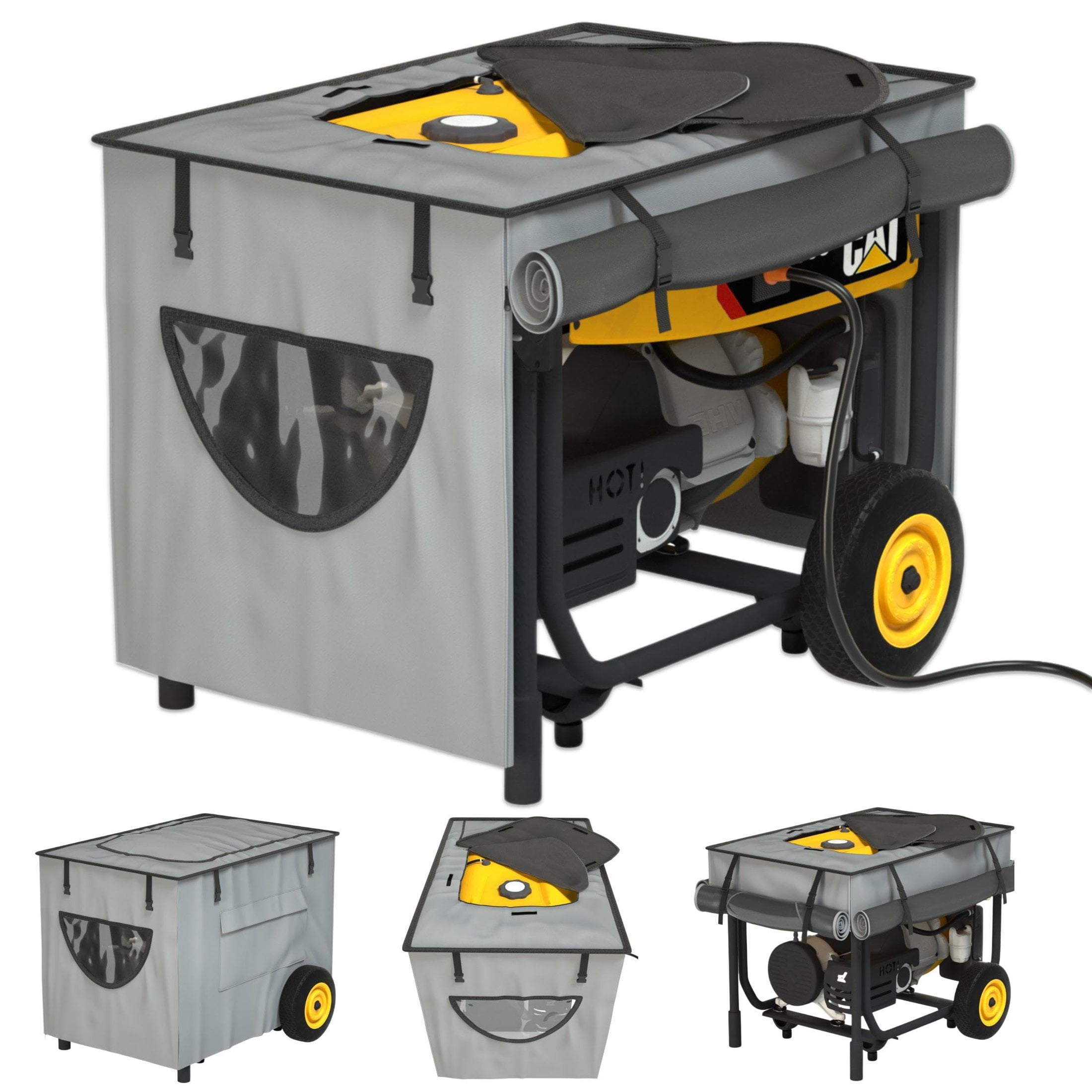 Weatherproof Generator Cover with Open-Top Design for Easy Refueling ...