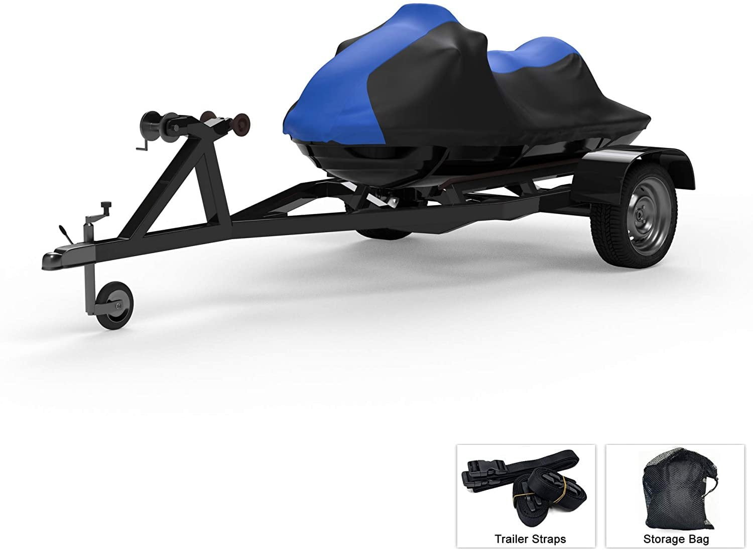 Weatherproof Jet Ski Covers for Yamaha SuperJet 2021 - Blue/Black Color ...