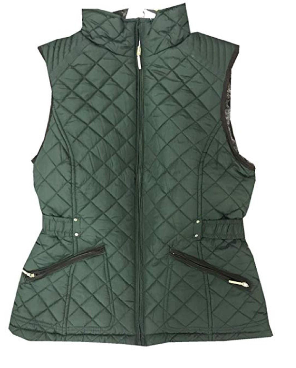 Weatherproof Ladies' Ultra Soft Cozy Lining Quilted Vest (S, Green ...