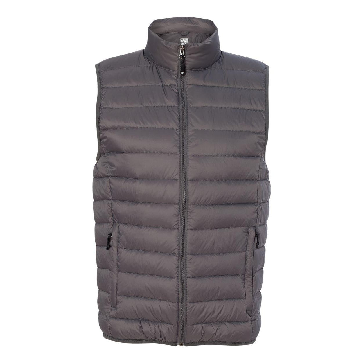 Weatherproof Men's 32 Degrees Packable Down Vest, Dark Pewter, XX-Large ...