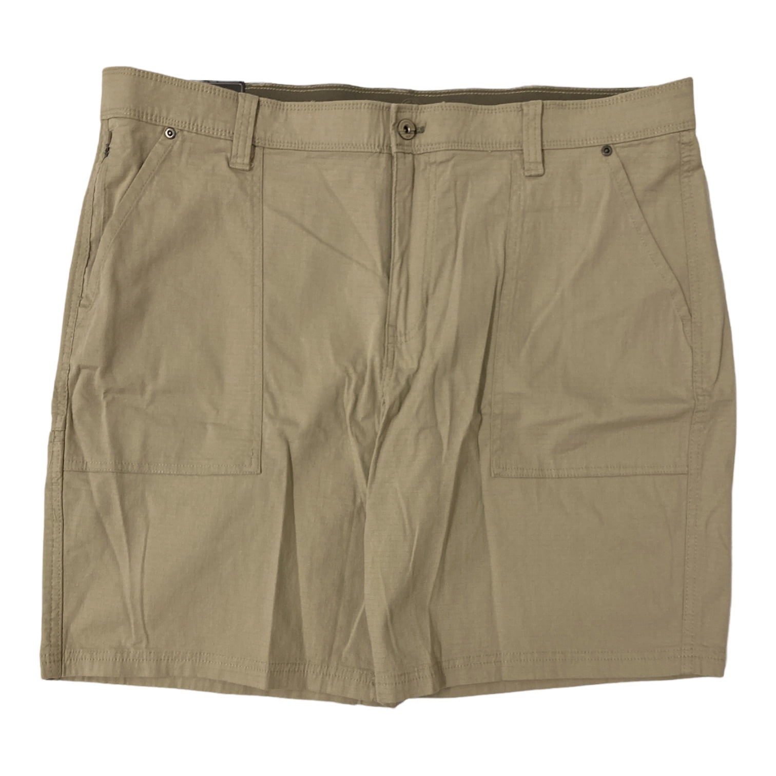 Weatherproof Men's Flex Waistband Utility Trail Ripstop Shorts (Birch ...