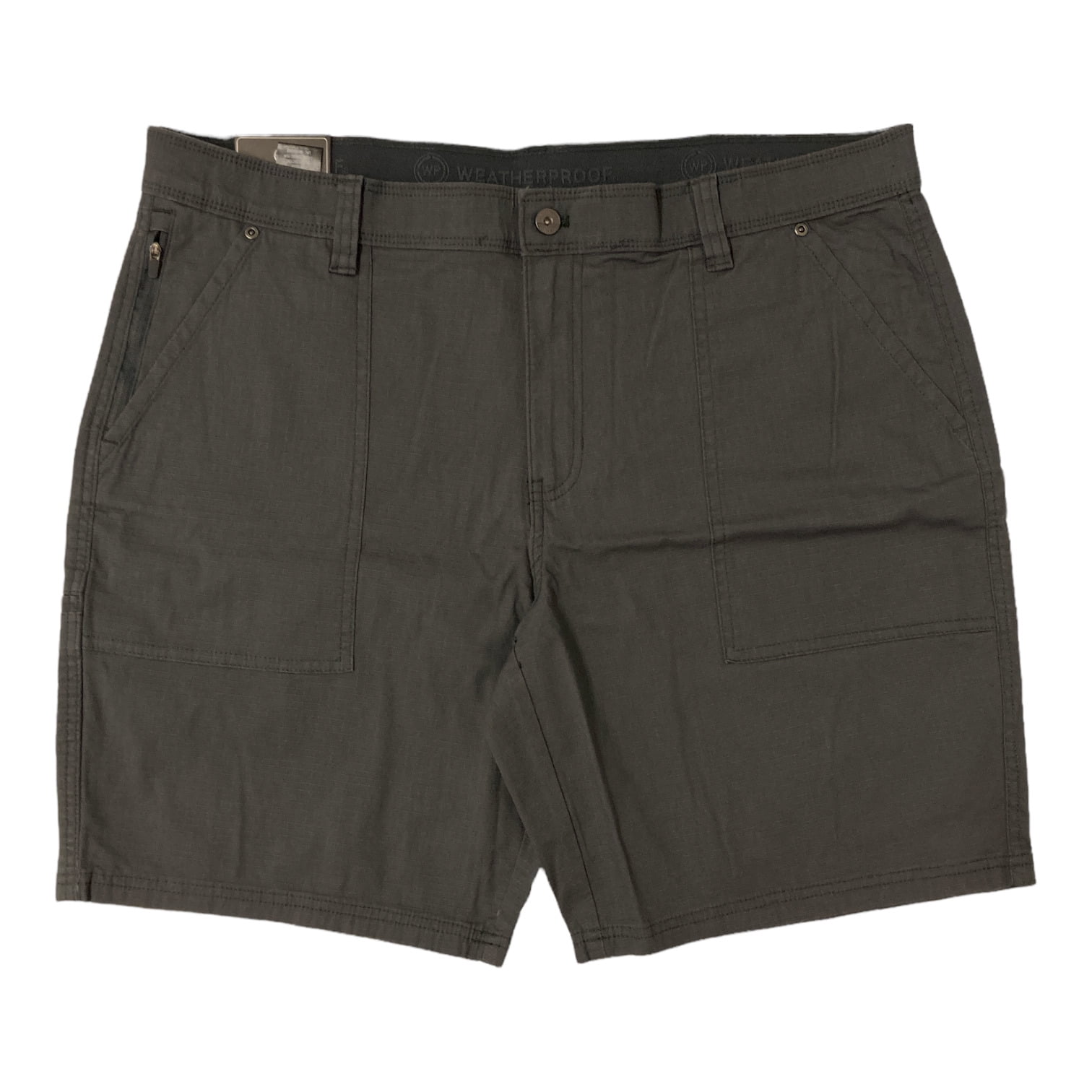 Weatherproof Men's Flex Waistband Utility Trail Ripstop Shorts (Forged ...
