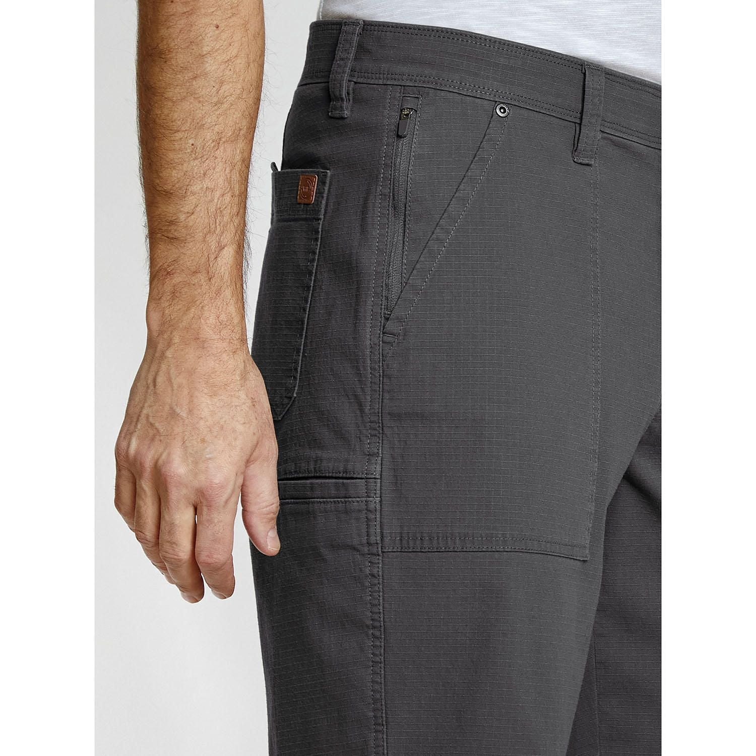 Weatherproof Men's Flex Waistband Utility Trail Ripstop Shorts (Forged ...